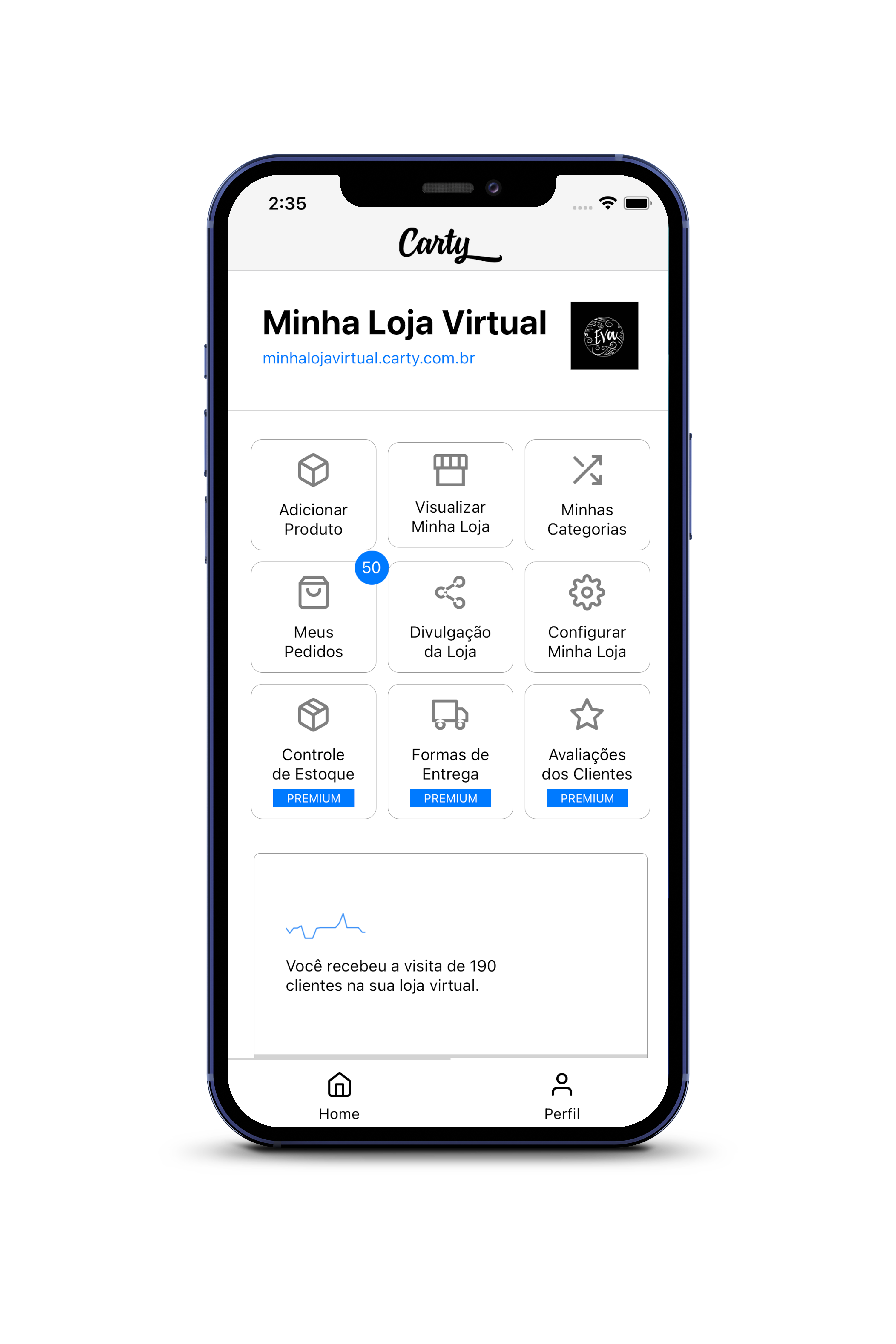 Carty - A melhor plataforma de loja virtual do mercado.